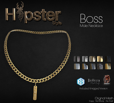 Second Life Marketplace - [Hipster Style] Boss Necklace